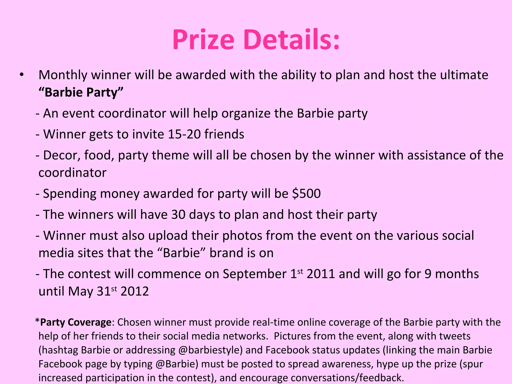 Barbie Social Media Campaign: Doll Yourself Up | PPT