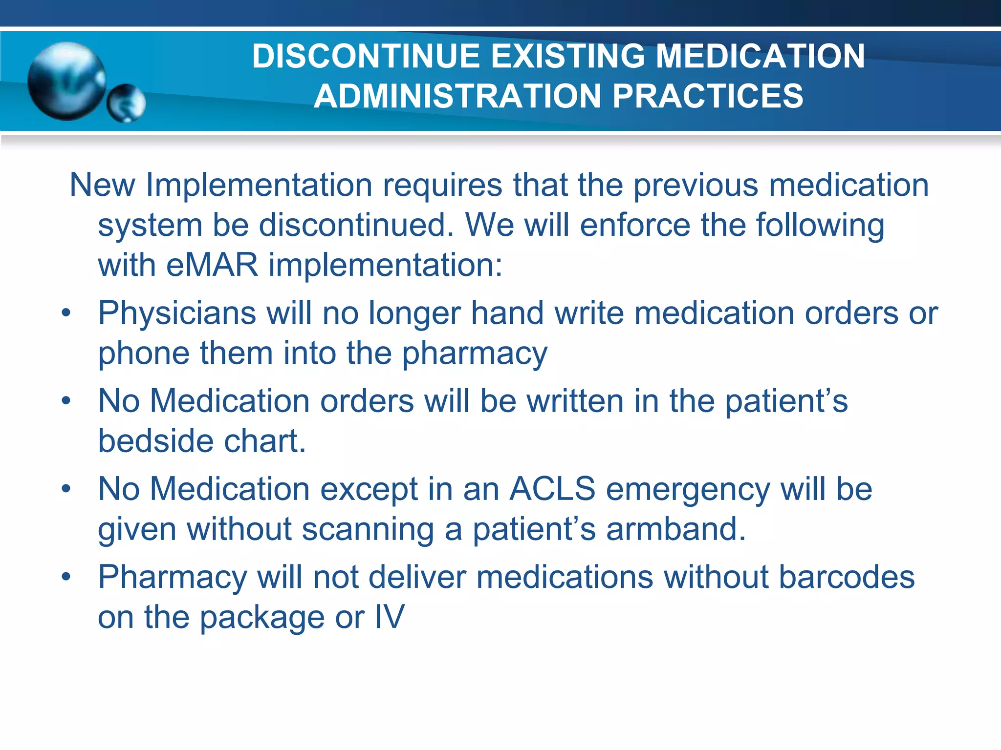 Implementation of an Electronic Charting System | PPTX | Pharmaceutical ...