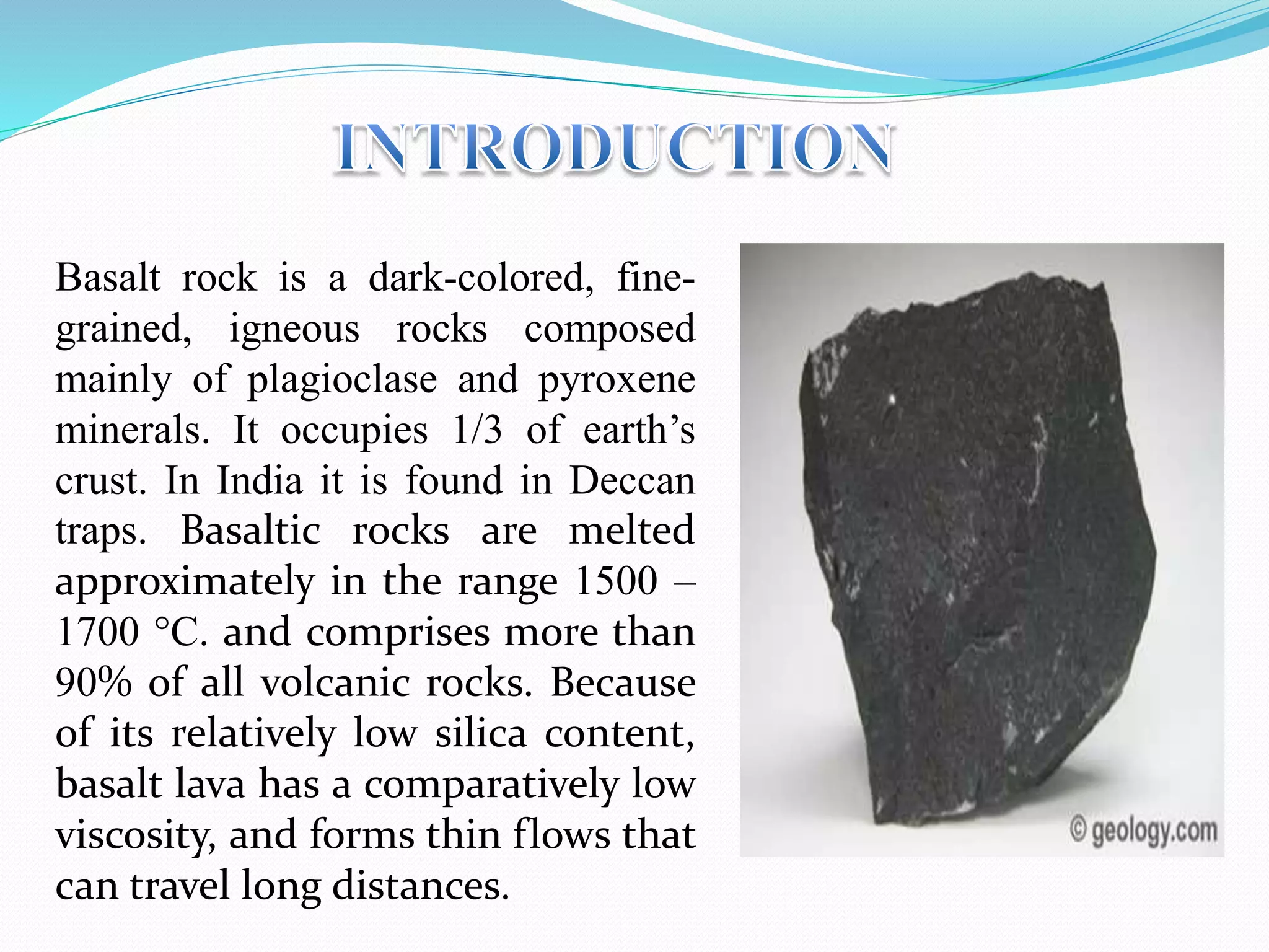 basalt rock fibre | PPTX