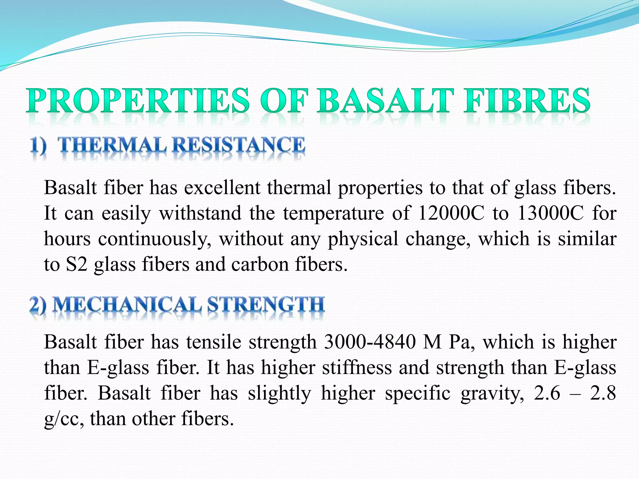 basalt rock fibre | PPTX