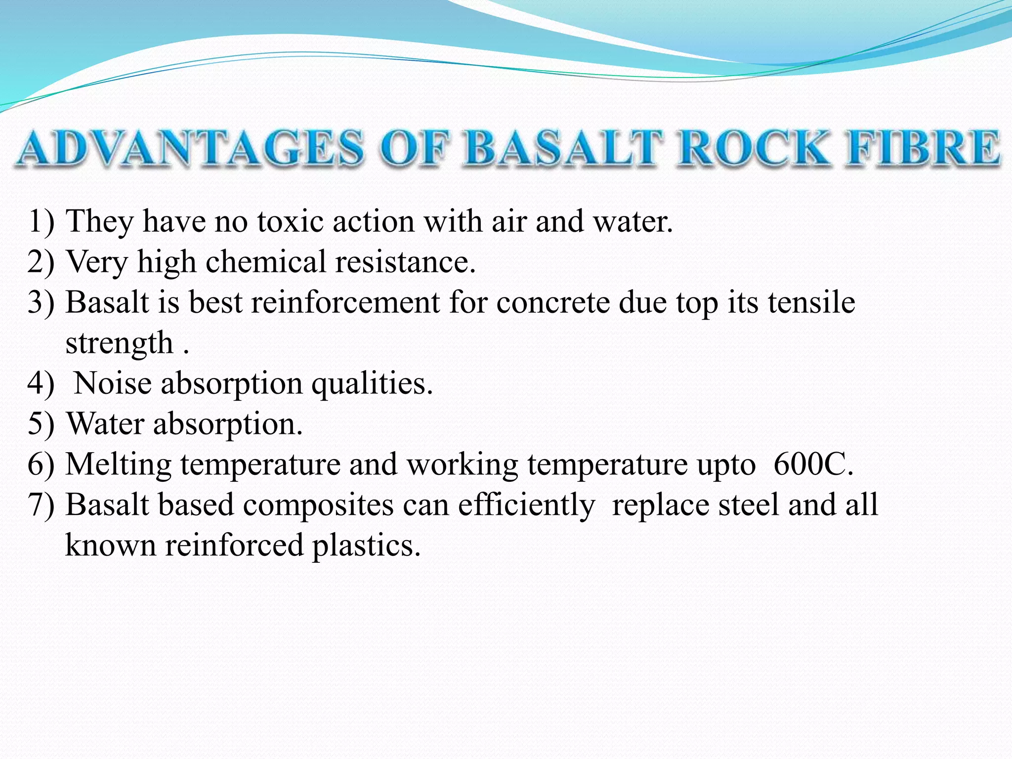 basalt rock fibre | PPTX