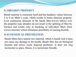 basalt rock fibre | PPTX