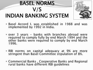 Final Basel Norms | PPTX
