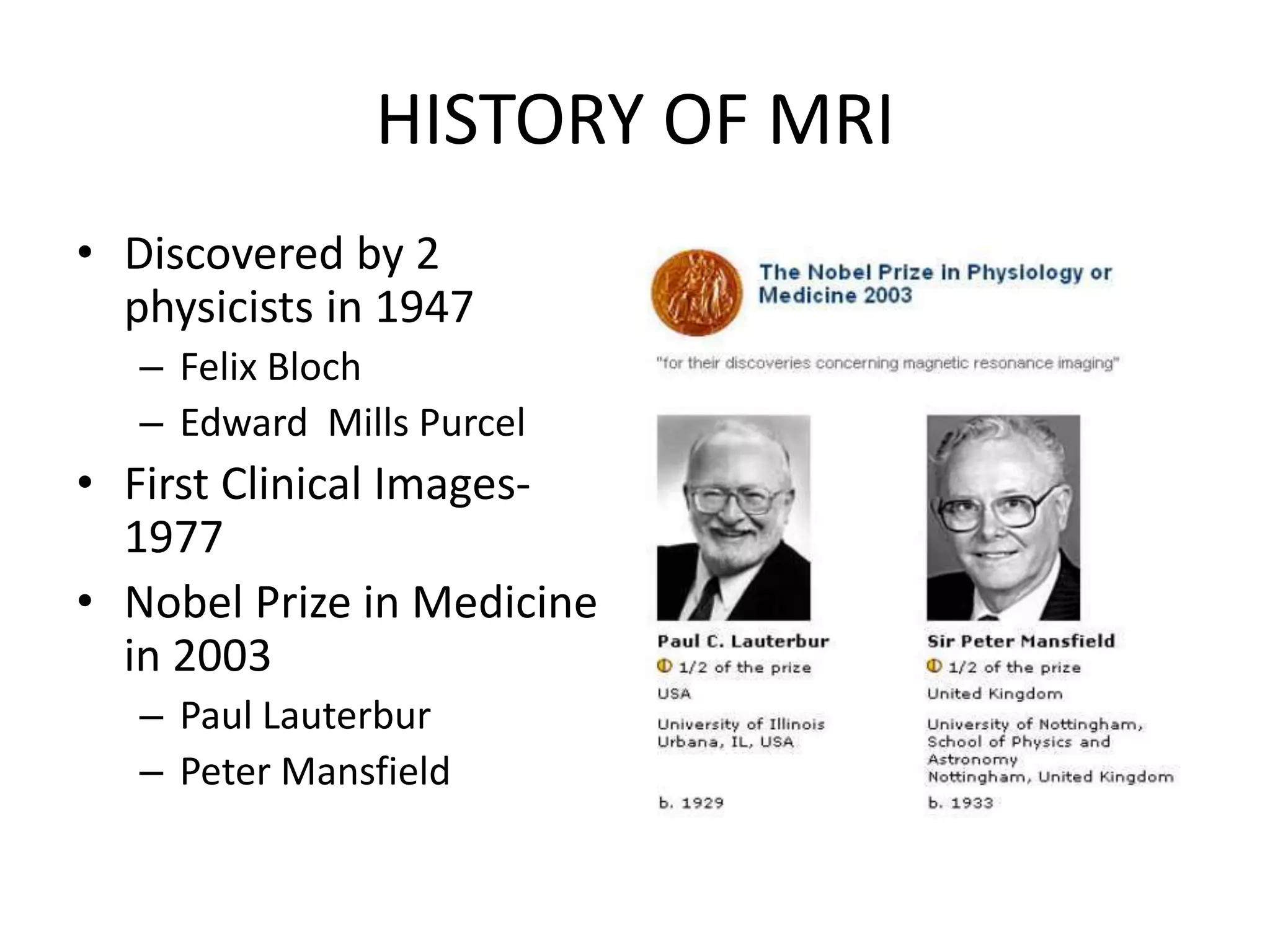 Final basic principles of mri icl | PPT