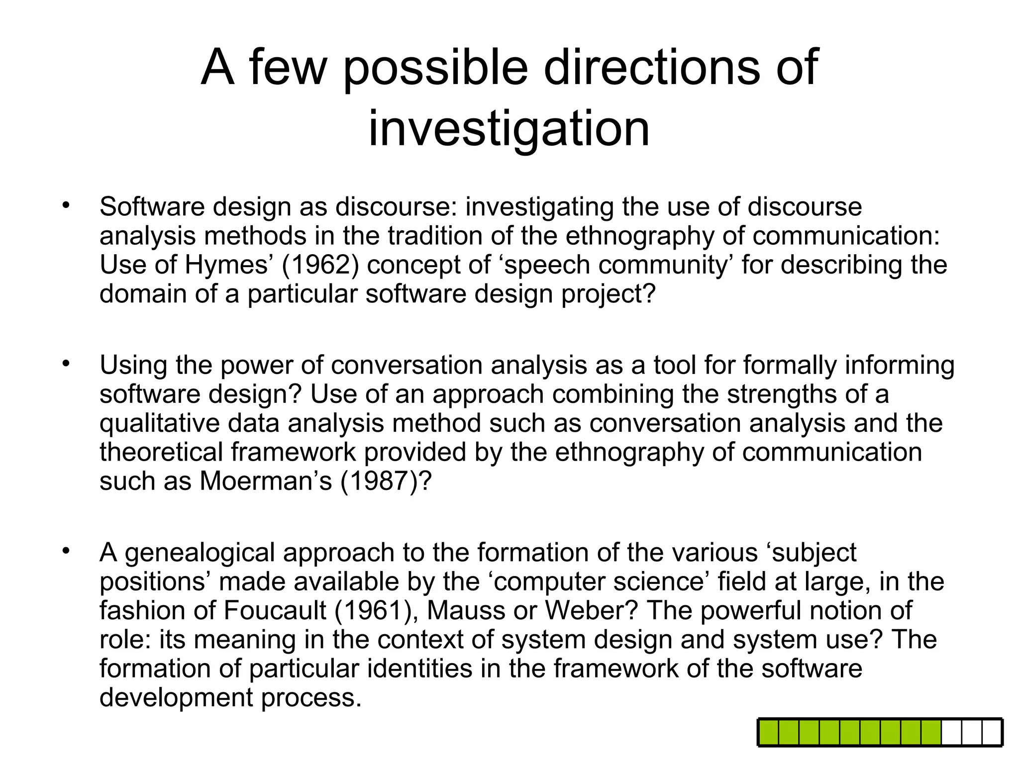 Integrating qualitative data analysis and interactive system design | PPT