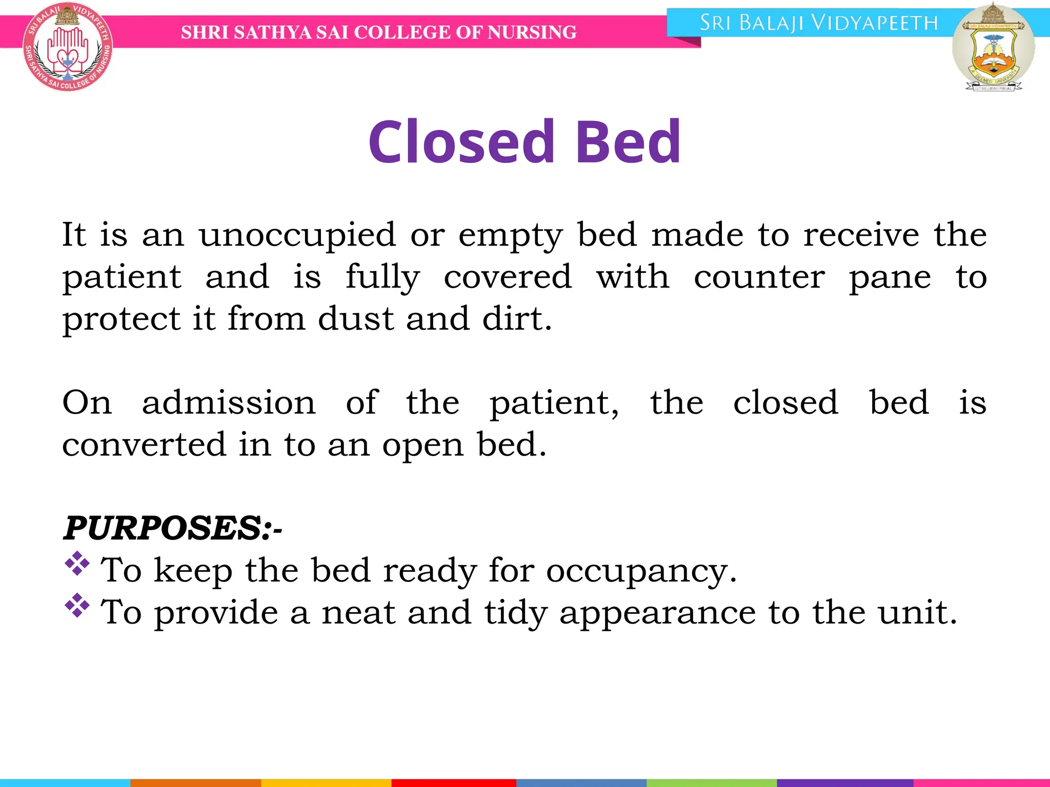 Bed Making.pptx , Types of beds in Nursing | PPTX