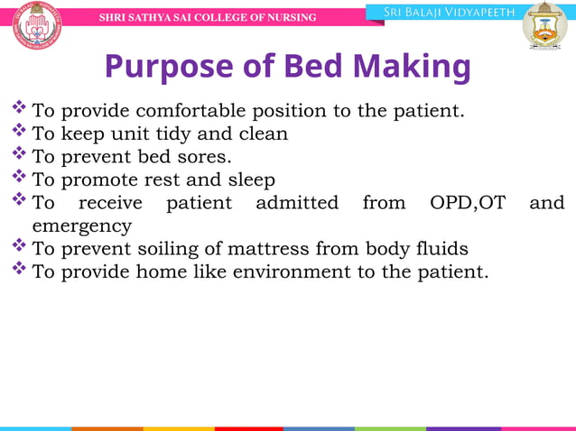 Bed Making.pptx , Types of beds in Nursing | PPTX | First Aid | Injuries