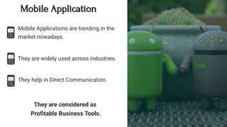 Benefits of Using Mobile Applications for Rapid Business Growth | PDF