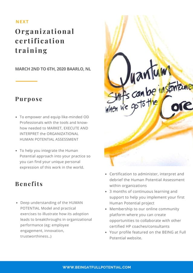 March 2020 Organizational HP Training | PDF