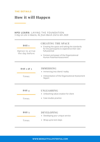 March 2020 Organizational HP Training | PDF