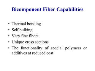 Final bicomponet fibers | PPT | Chemistry | Science