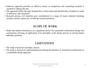 Biomimicry in Architecture: Integrating Biomimicry in Architecture for Sustainable Design | PDF ...