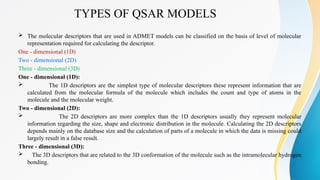 Quantitative Structure Activity Relationship | PPT