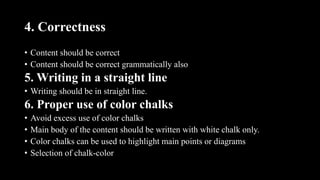 MICRO TEACHING SKILL BLACKBOARD SKILL EFFECTIVE TEACHING-LEARNING ...