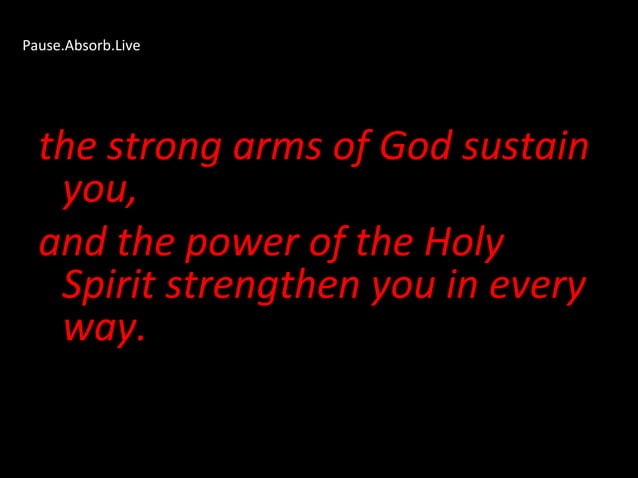 Final blessing | PPT