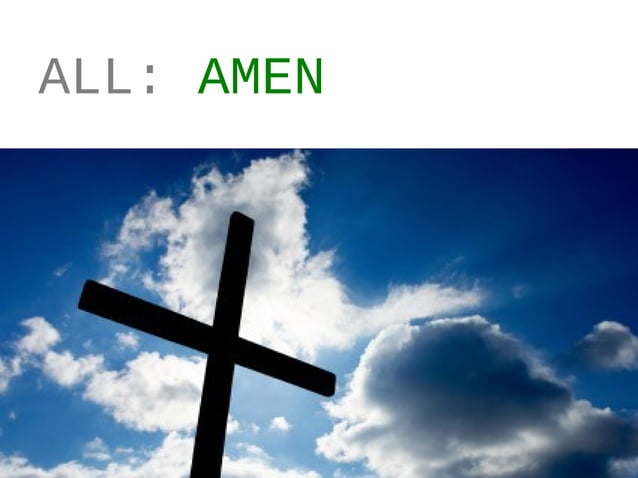 Final blessing june 2012 | PPT