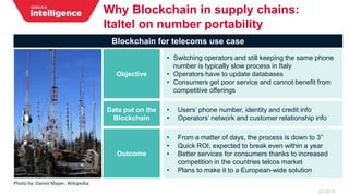 Blockchain in supply chain conference Jul19 - Christina Patsioura | PPTX | Logistics | Business