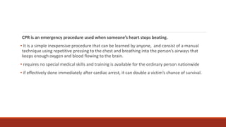 BLS CPR presentation | PPTX