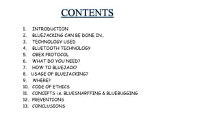 Final bluejacking | PPT