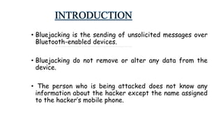 Final bluejacking | PPT