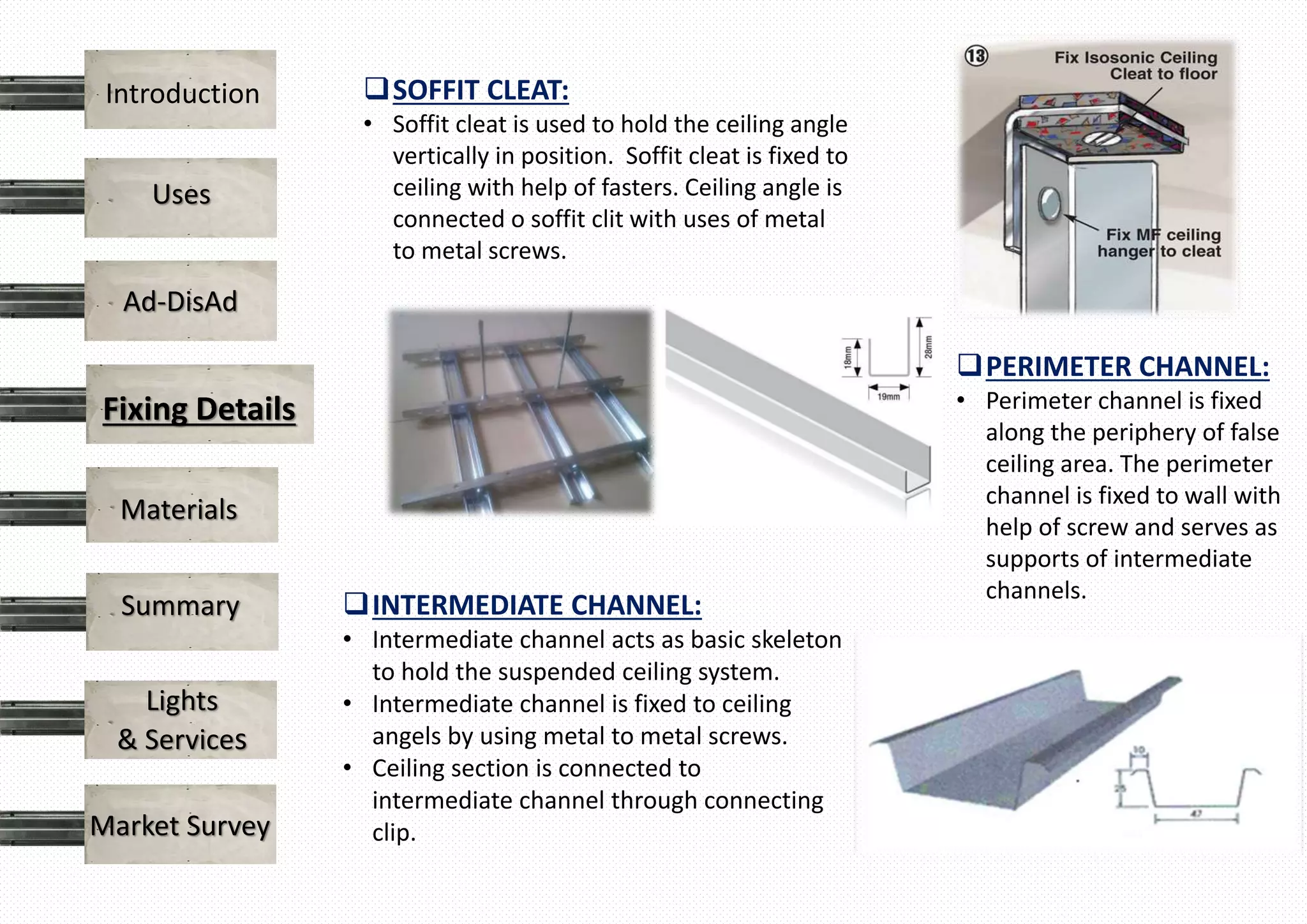 False ceiling | PPTX