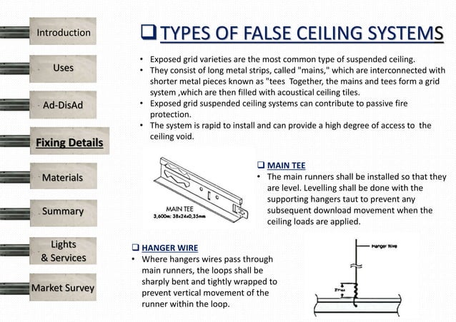 False ceiling | PPTX