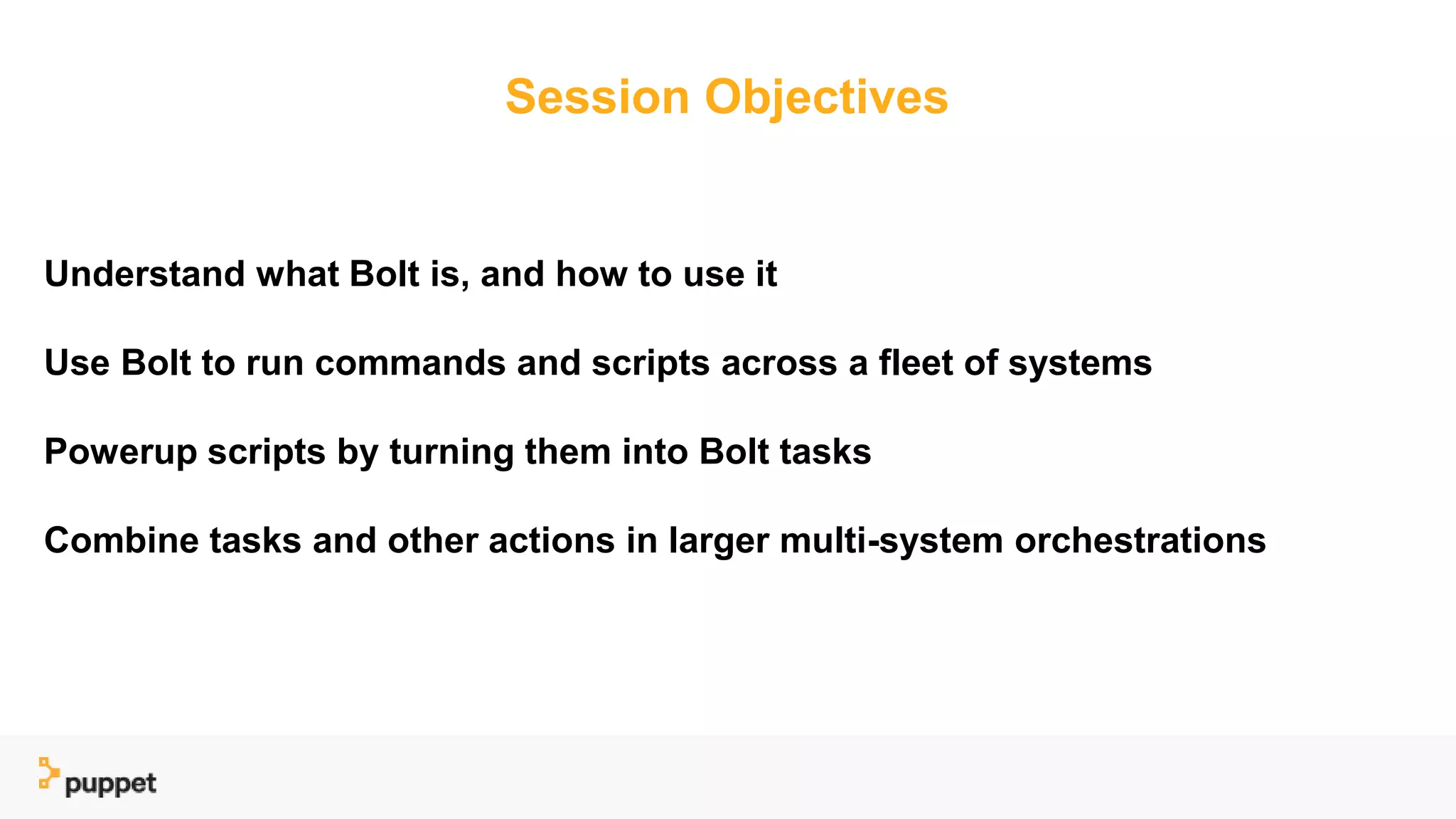 Getting Started with Puppet Bolt | PPT