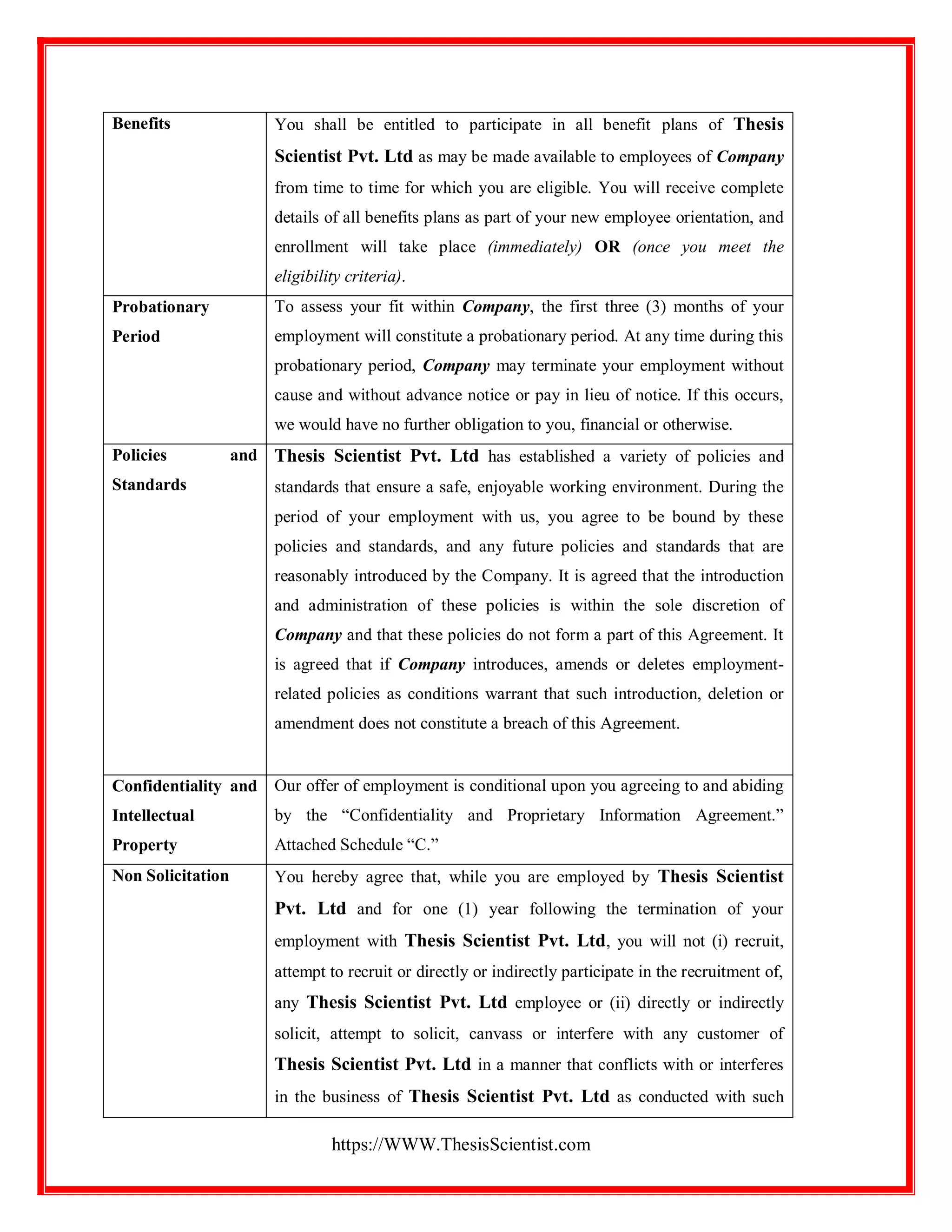 Sample company bond agreement | PDF