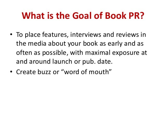 Book PR Presentation