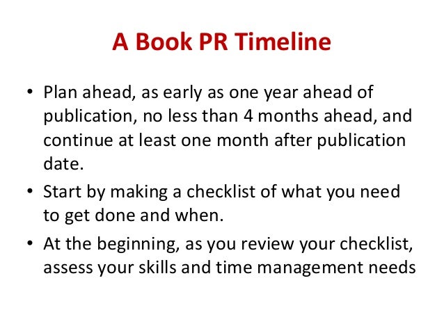 Book PR Presentation