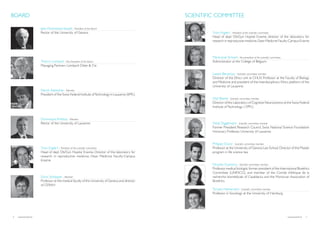 Brocher Foundation program 2015 | PDF