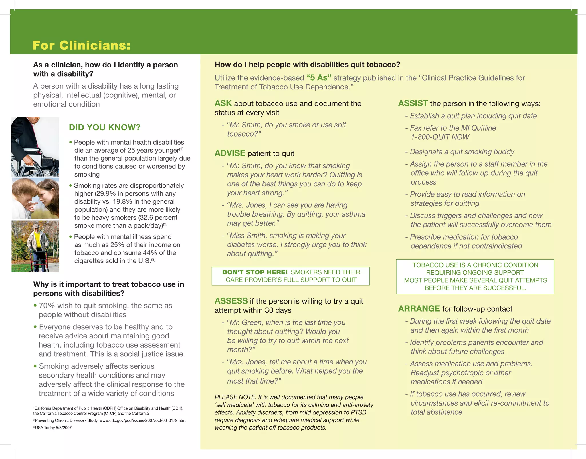 People with Disabilities Brochure | PDF