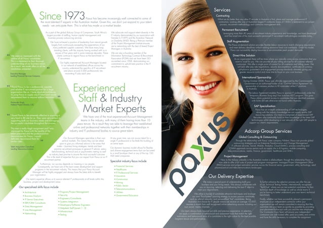 Paxus' Service brochure | PDF