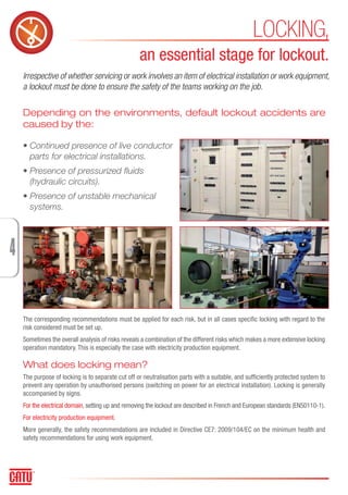 CATU Lockout Tagout - Locking Systems, Locking Padlocks, Fluid Locking ...