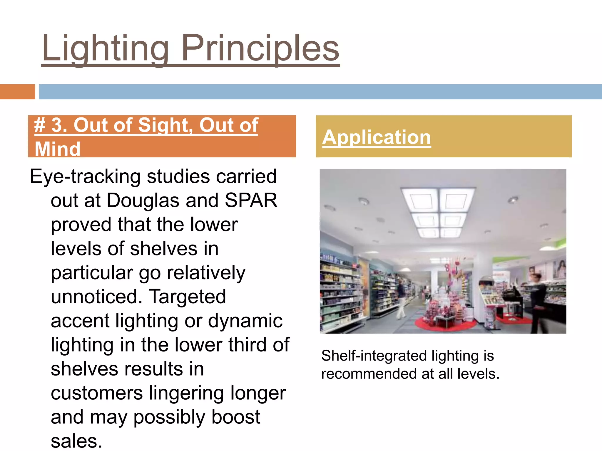 Retail Lighting Principles | PPTX