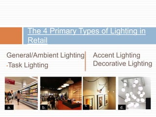 Retail Lighting Principles | PPTX