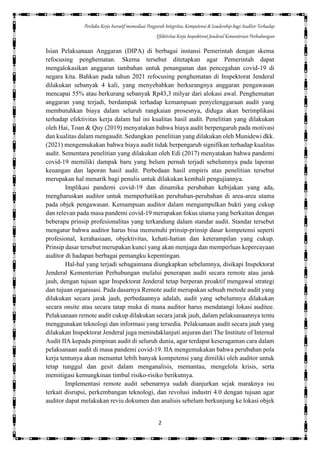 Buku Saku Perilaku Kerja Inovatif dan Efektivitas Kerja Internal Audit ...
