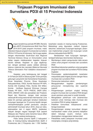 Buletin Surveilans PD3I & Imunisasi Edisi 2 Juli 2020 | PDF