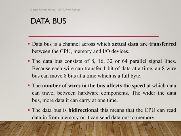 Introduction to Bus | Address, Data, Control Bus | PDF