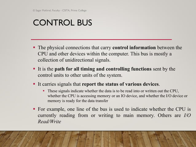Introduction to Bus | Address, Data, Control Bus | PDF