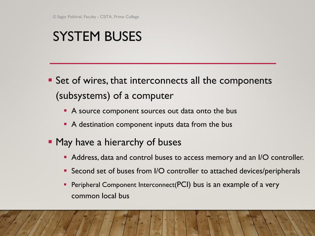 Introduction to Bus | Address, Data, Control Bus | PDF
