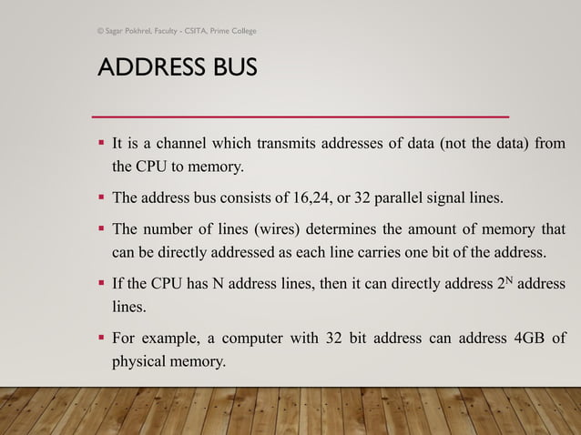 Introduction to Bus | Address, Data, Control Bus | PDF