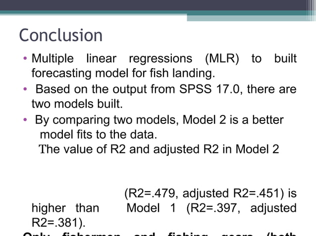 Statistics Case Study - Stepwise Multiple Regression | PPT