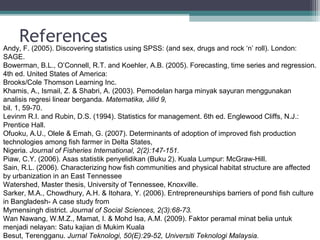 Statistics Case Study - Stepwise Multiple Regression | PPT
