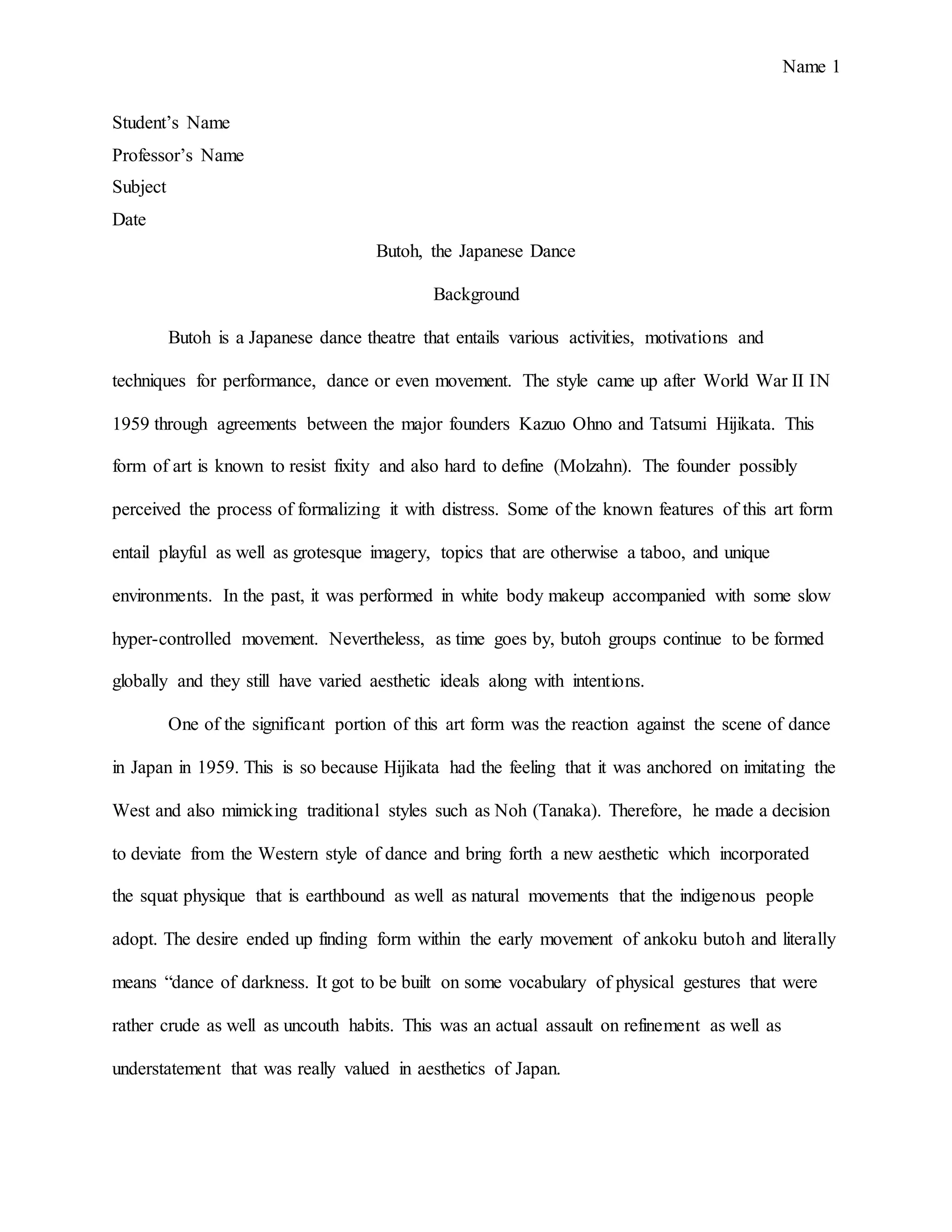 Final butoh dance solution | DOC