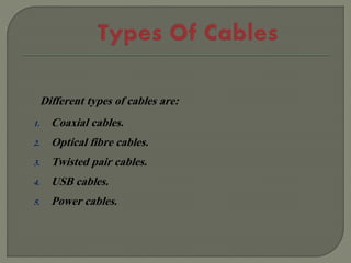 cables | PPTX