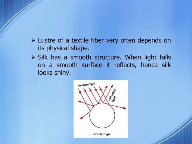 Textile Fiber and its Properties | PPTX | Needlework | Arts and Crafts