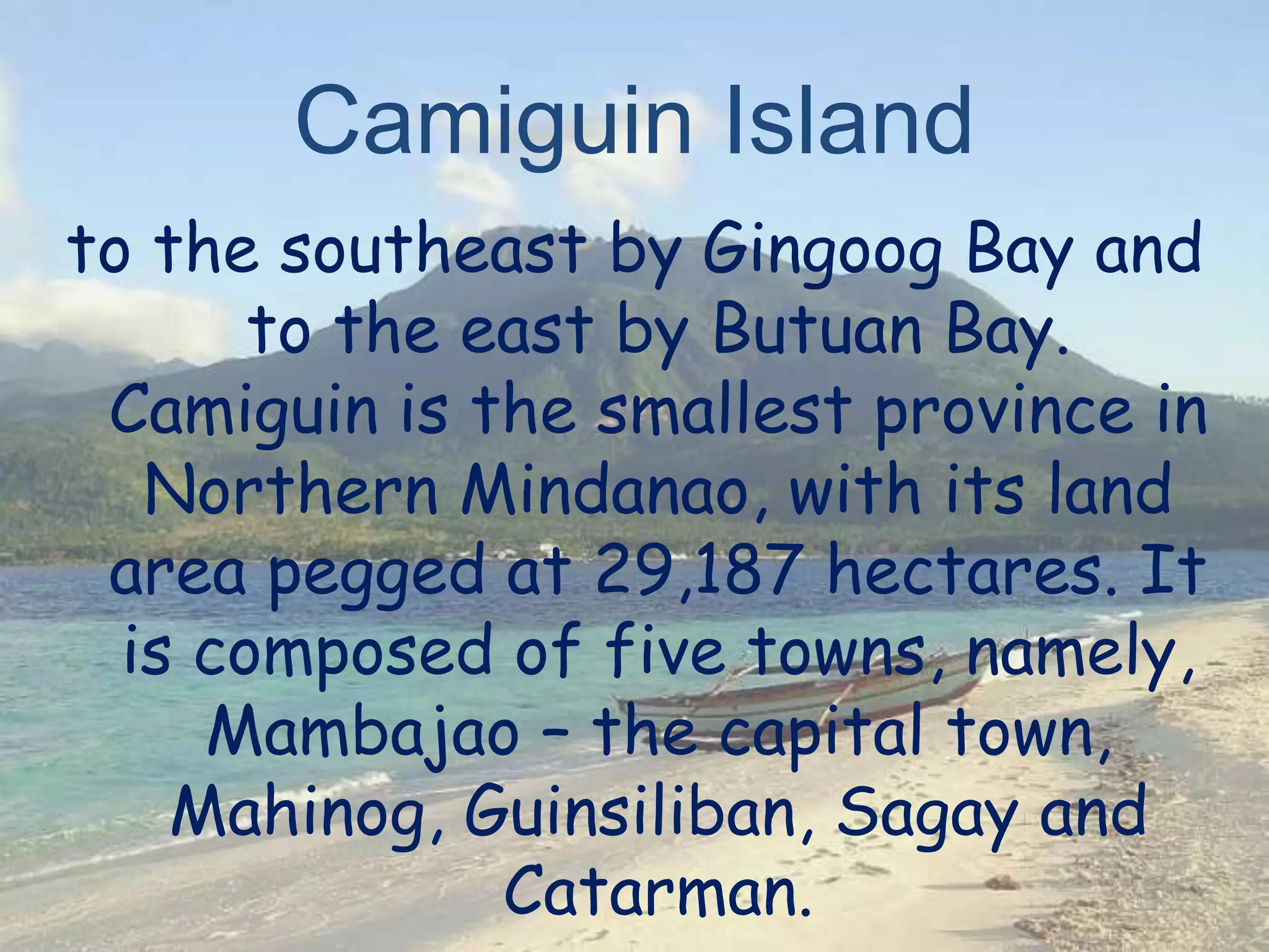 Camiguin Island | PPTX