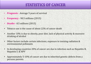 Final Cancer.pptx | Digestive Disorders | Diseases and Conditions