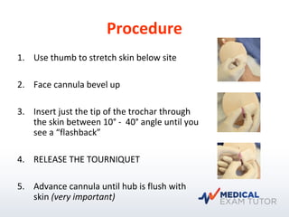 Intravenous Canulation; The Intern Survival Guide | PPT | First Aid ...